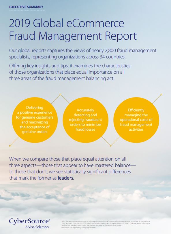 2019 Global Fraud Report -- A New Look at Cyber Fraud
